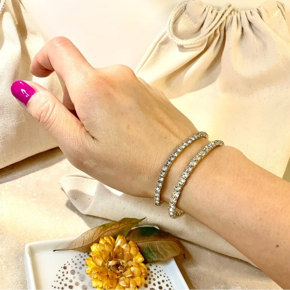 Accessories | Shinny Stretch Stunning Bracelet For Small Wrist | Poshmark